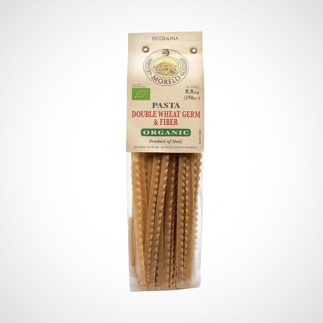 Morelli Organic Riccolina Double Wheat Germ Pasta – AllSpice Culinarium